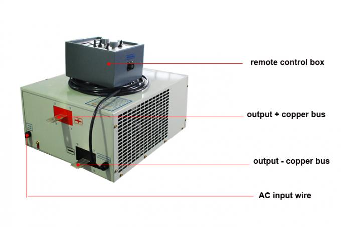 Forced Air Cooling Dc Power Supply Rectifier For Electroplating Three Phase