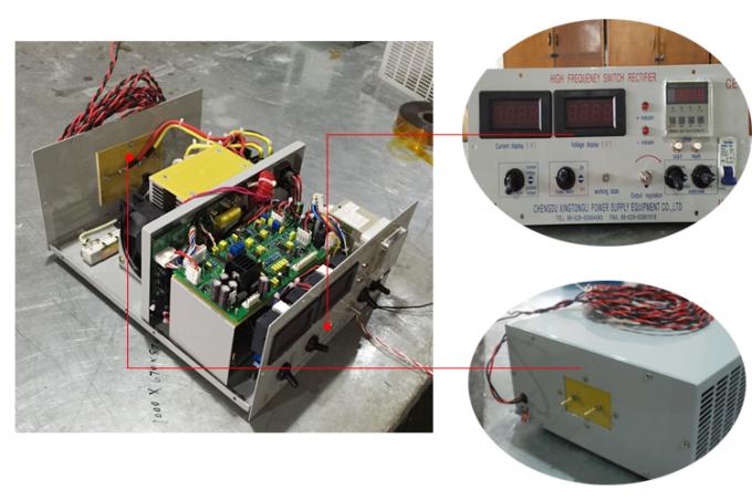 12V 50A High Frequency Single Phase PCB Rectifier Copper Electroplating ...