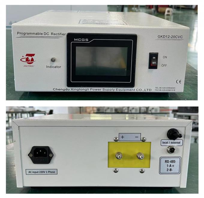 AC Input 220V 1 Phase 12V 20A Copper Plating Rectifier with Touch ...